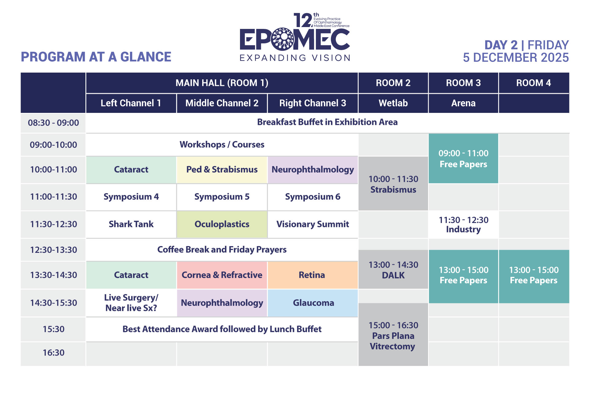 Program at a Glance - Epomec