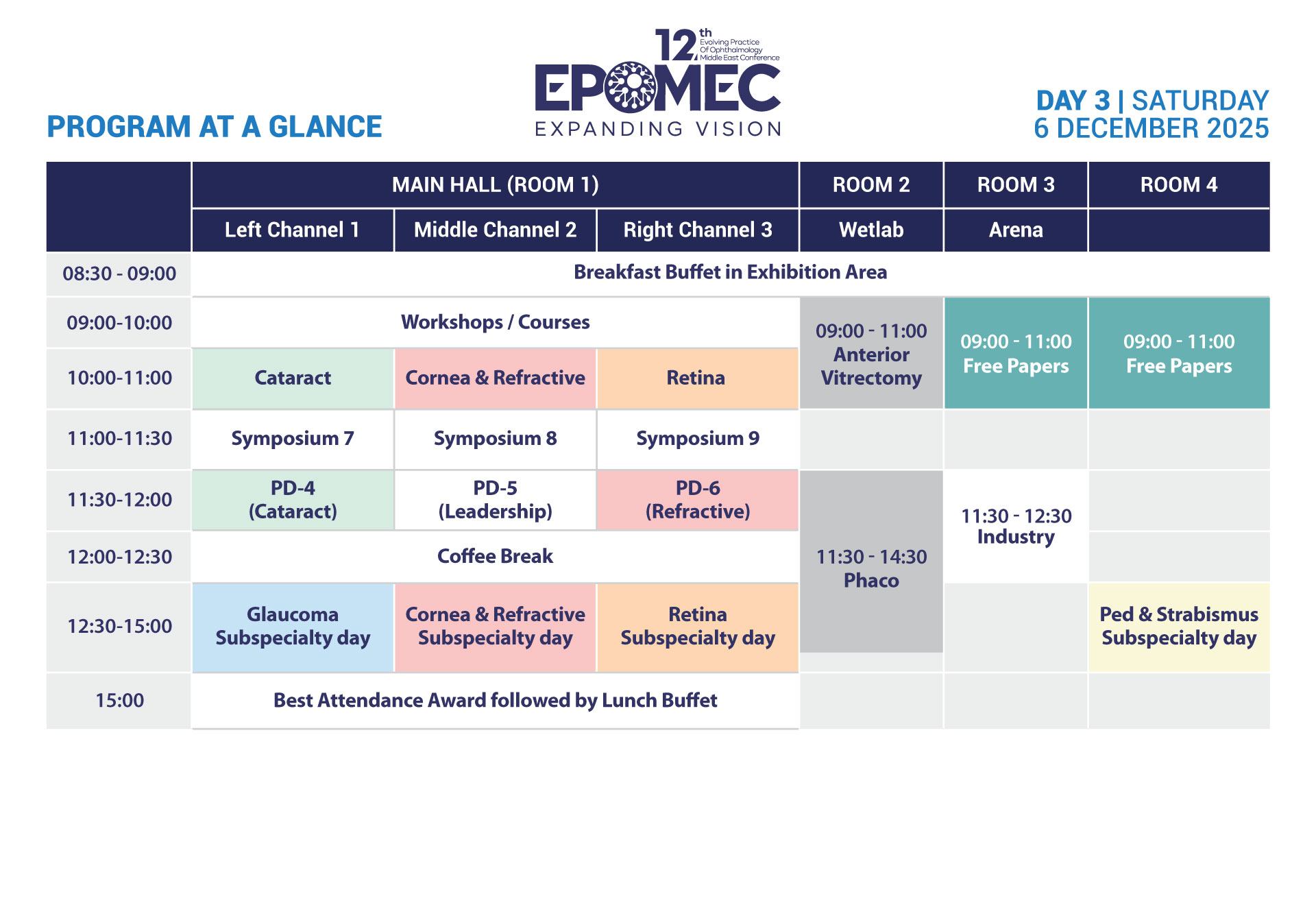 Program at a Glance - Epomec